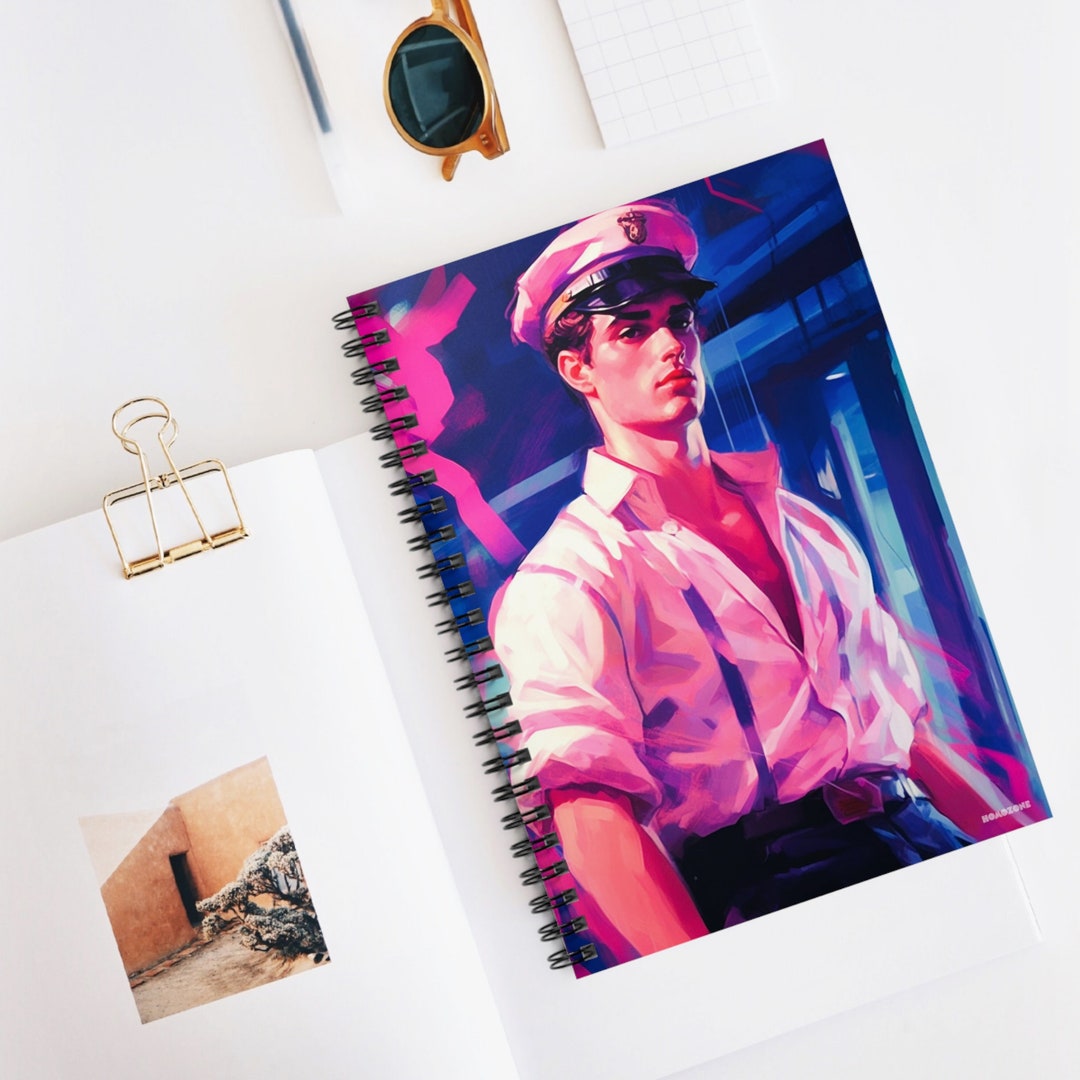 Hot Guy Notebook | LGBT Gay Sailor | Blank Journal for Writing | Gay ...