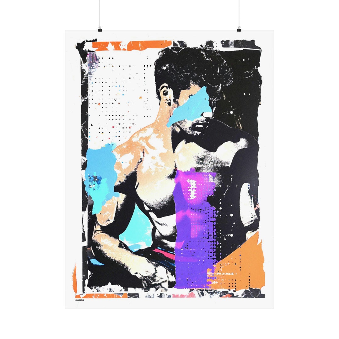Monumental Male Form Art Print - Modern LGBTQ Statement Piece - Premium ...