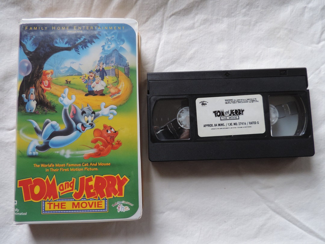 VHS Animated Video Tom and Jerry: the Movie - Etsy