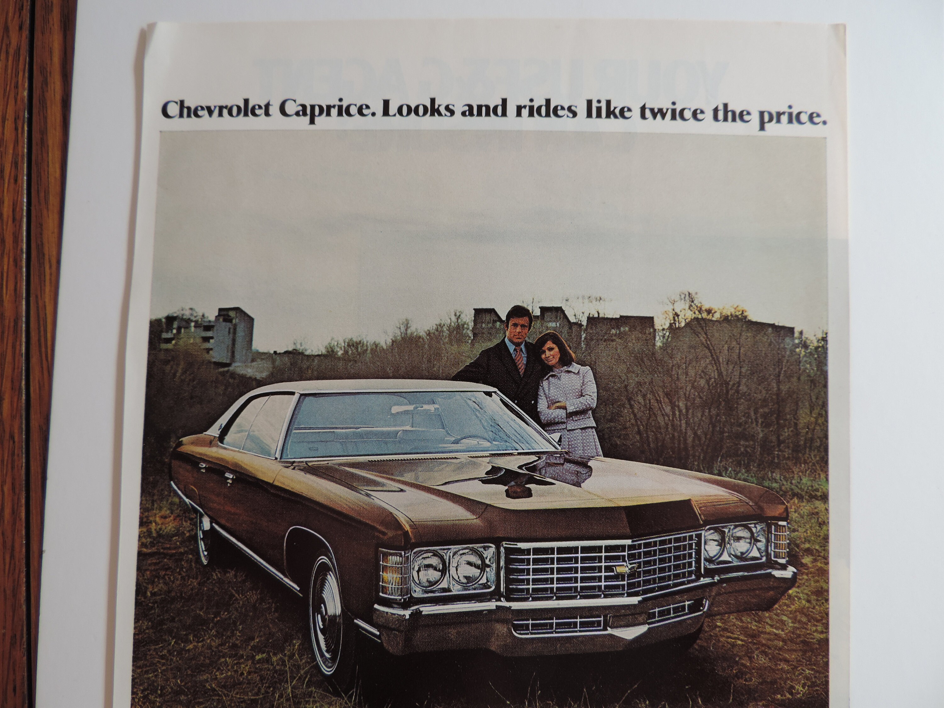 1971 Chevrolet Caprice Sedan Full Page Color Print Ad - Etsy