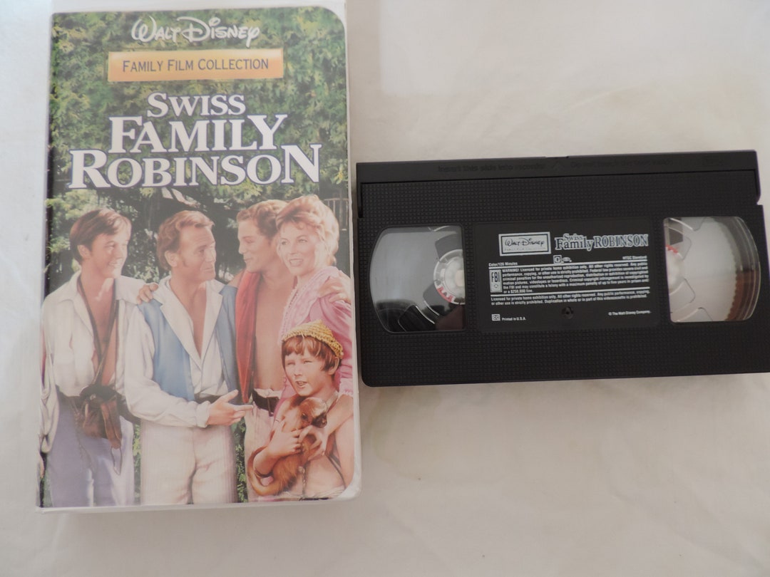 Walt Disney Family Film Collection Live Action VHS Video - Swiss Family ...