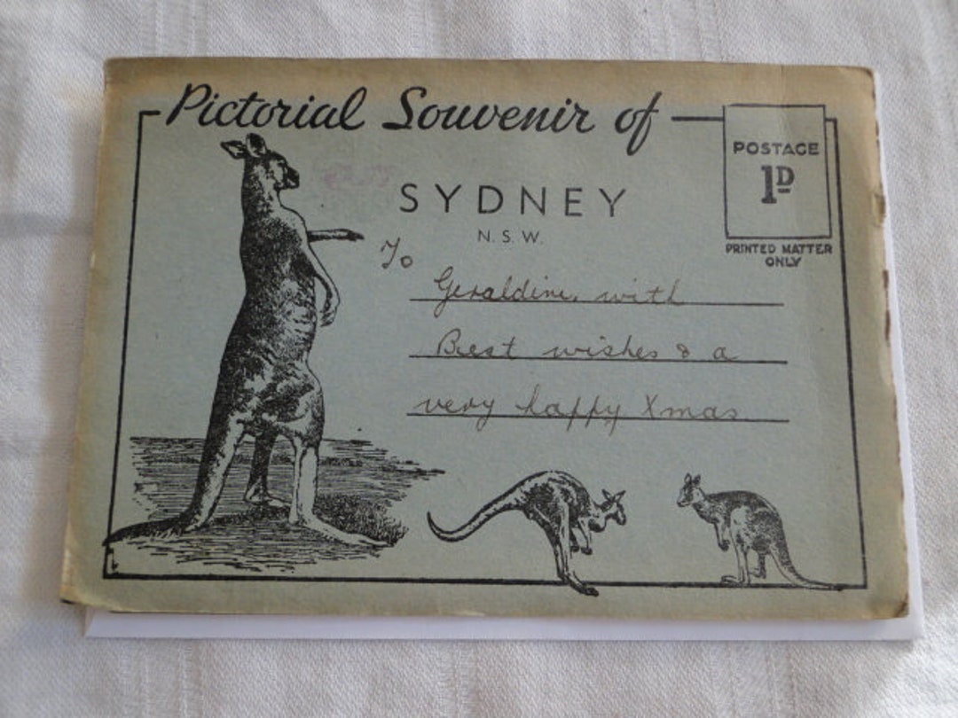 1940s Vintage SYDNEY NSW Australia Souvenir Photographic Booklet - Etsy