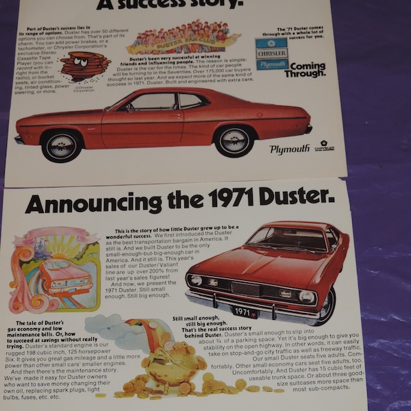 Plymouth Duster - Etsy