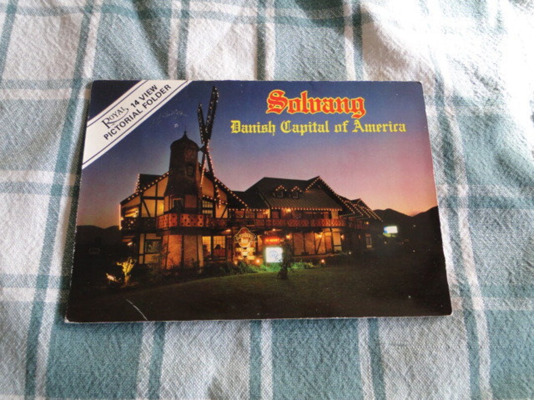 1970s Vintage SOLVANG California Souvenir Photographic Booklet - Etsy