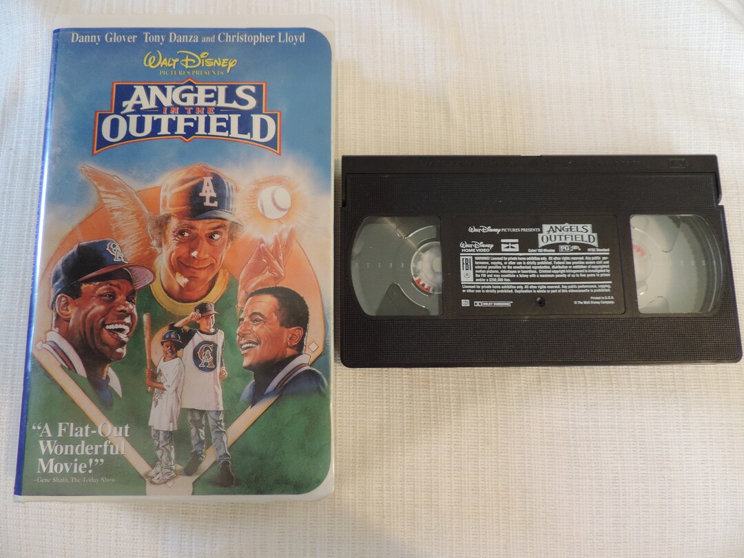 Walt Disney Pictures Live Action VHS Video Angels in the Outfield - Etsy