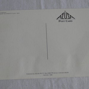 1986 AZUSA Postcard - 1903 Photo of MOSA - Mohave Indian - Etsy