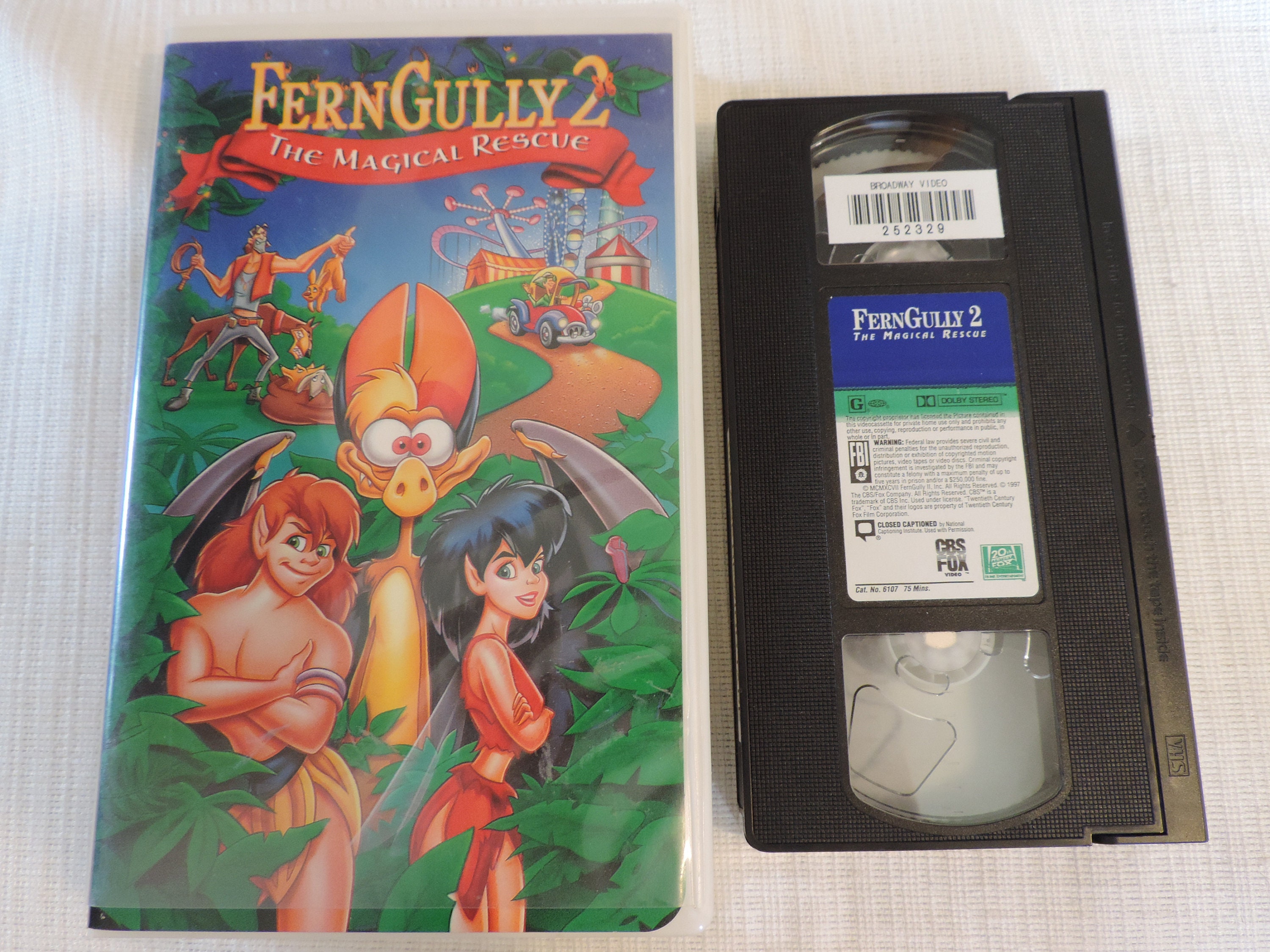 VHS Animated Video - Fern Gully 2: the Magical Rescue - Etsy