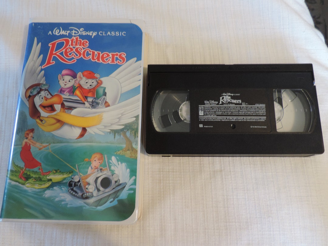 Walt Disney Classic Animated VHS Video - the Rescuers - Etsy