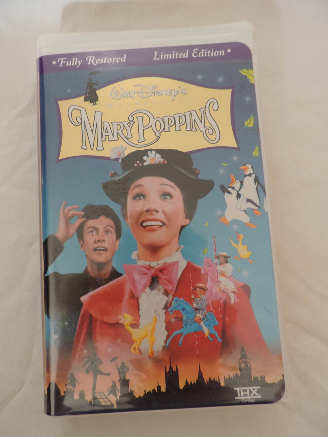 Walt Disney's Masterpiece Live Action VHS Video - Mary Poppins - Julie ...