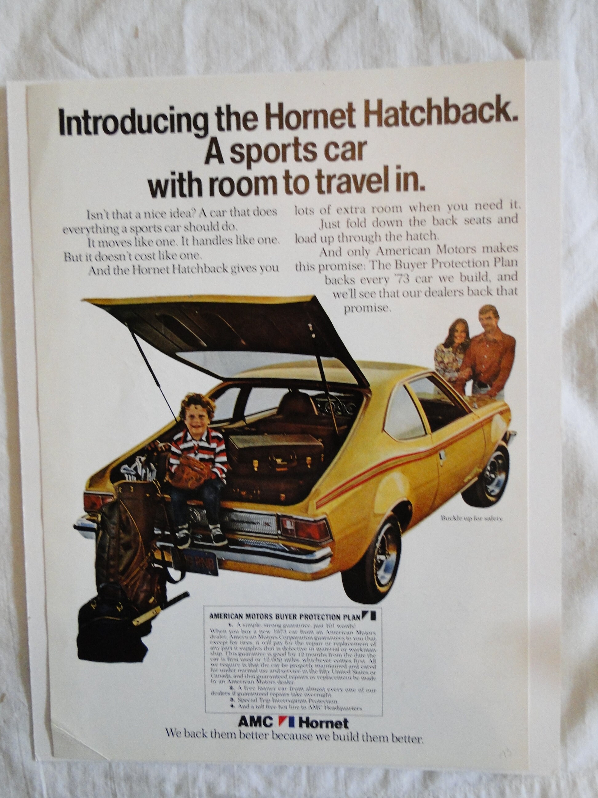 1973 AMC Hornet Hatchback Full Page Color Print Ad - Etsy