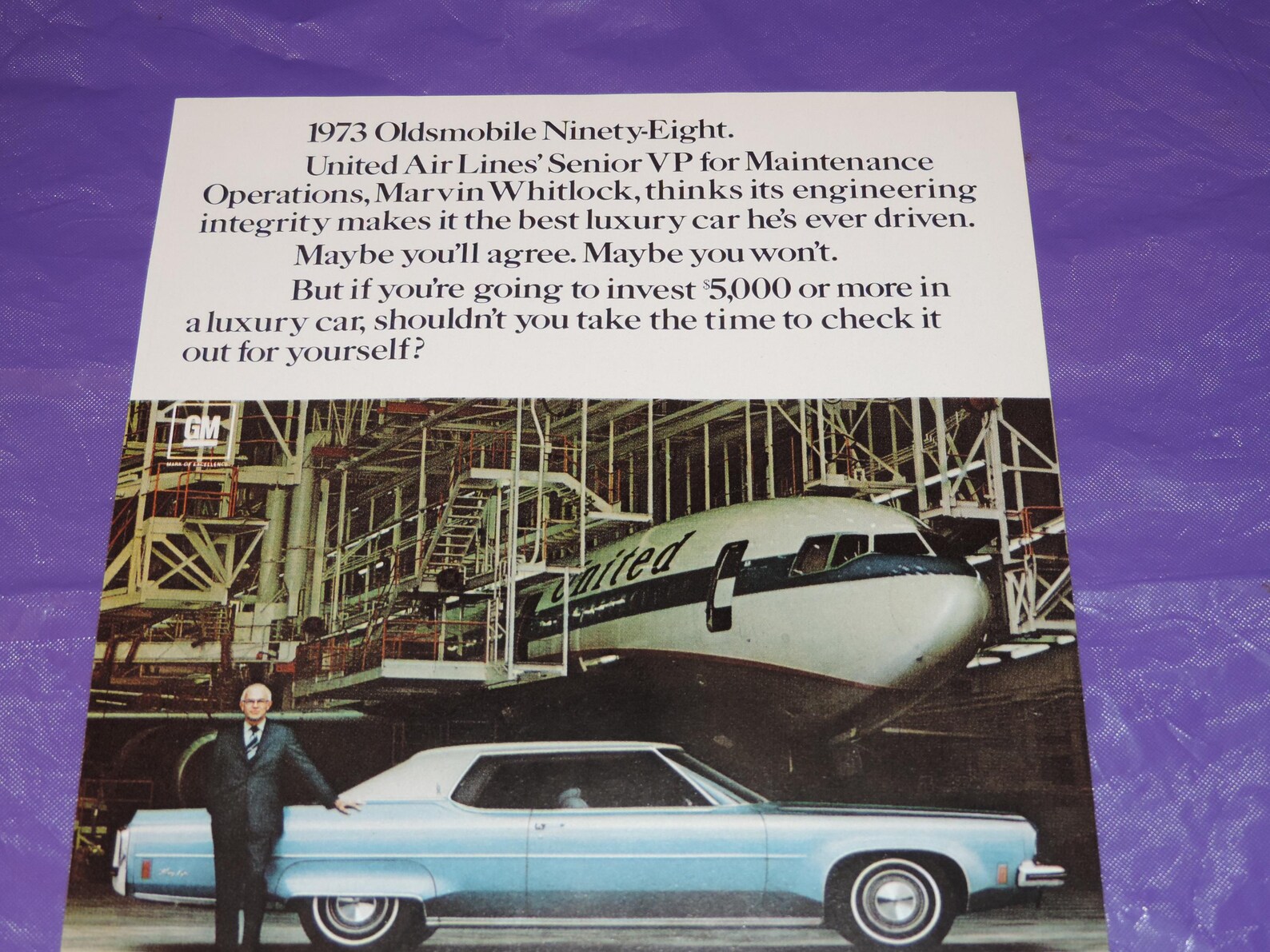 1973 Oldsmobile Ninety-eight Coupe Full Page Color Print Ad - Etsy