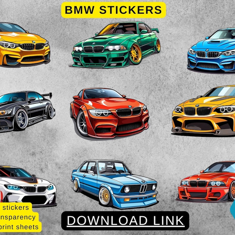 Bmw Sticker - Etsy