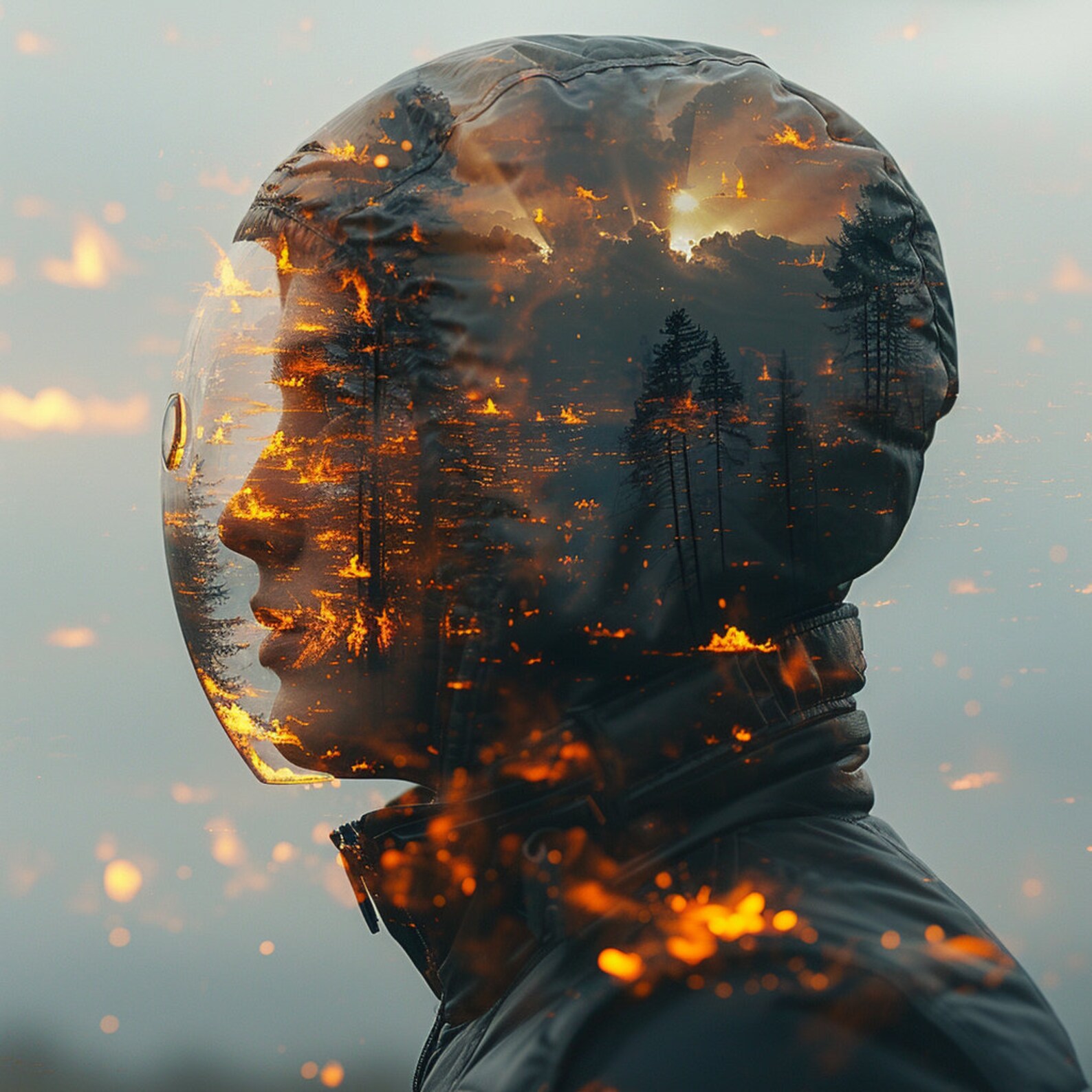 Lava World, World, Alien, Space, Fire, Earth, Astronaut, Art, Digital ...