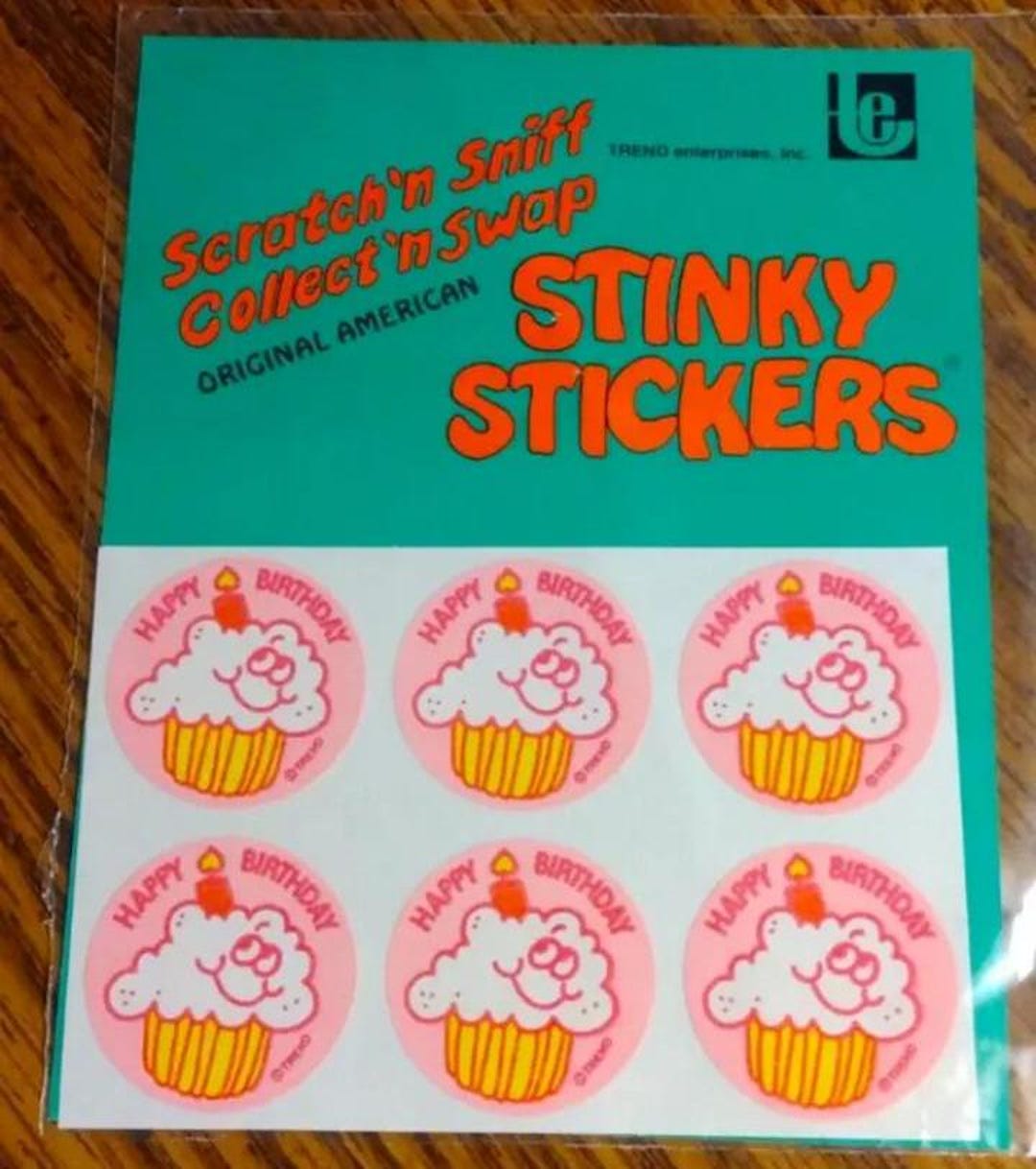 Vintage 80's TREND Stinky Stickers Scratch 'n Sniff RARE NEW Sealed ...
