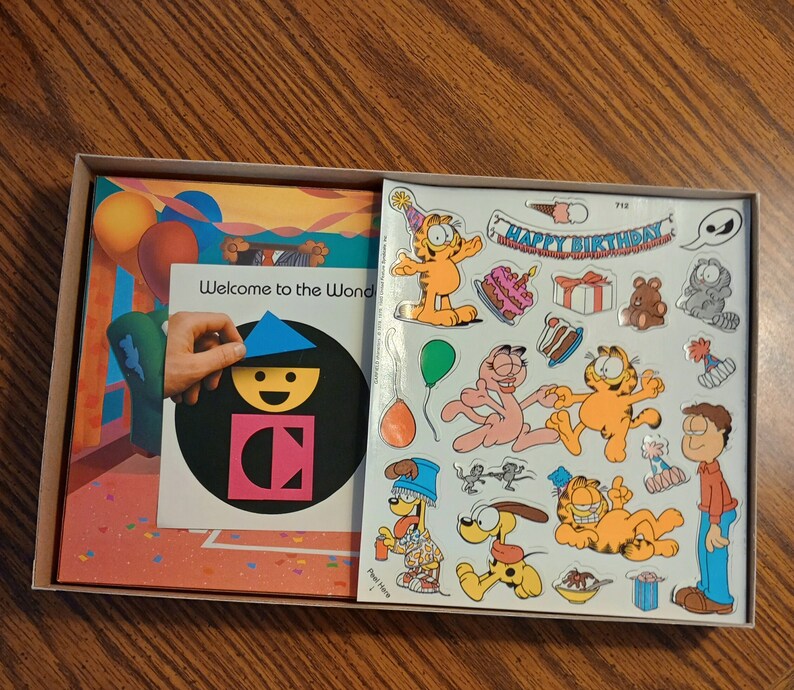 Vintage Colorforms Garfield Big Birthday Party Play Set Unused - Etsy