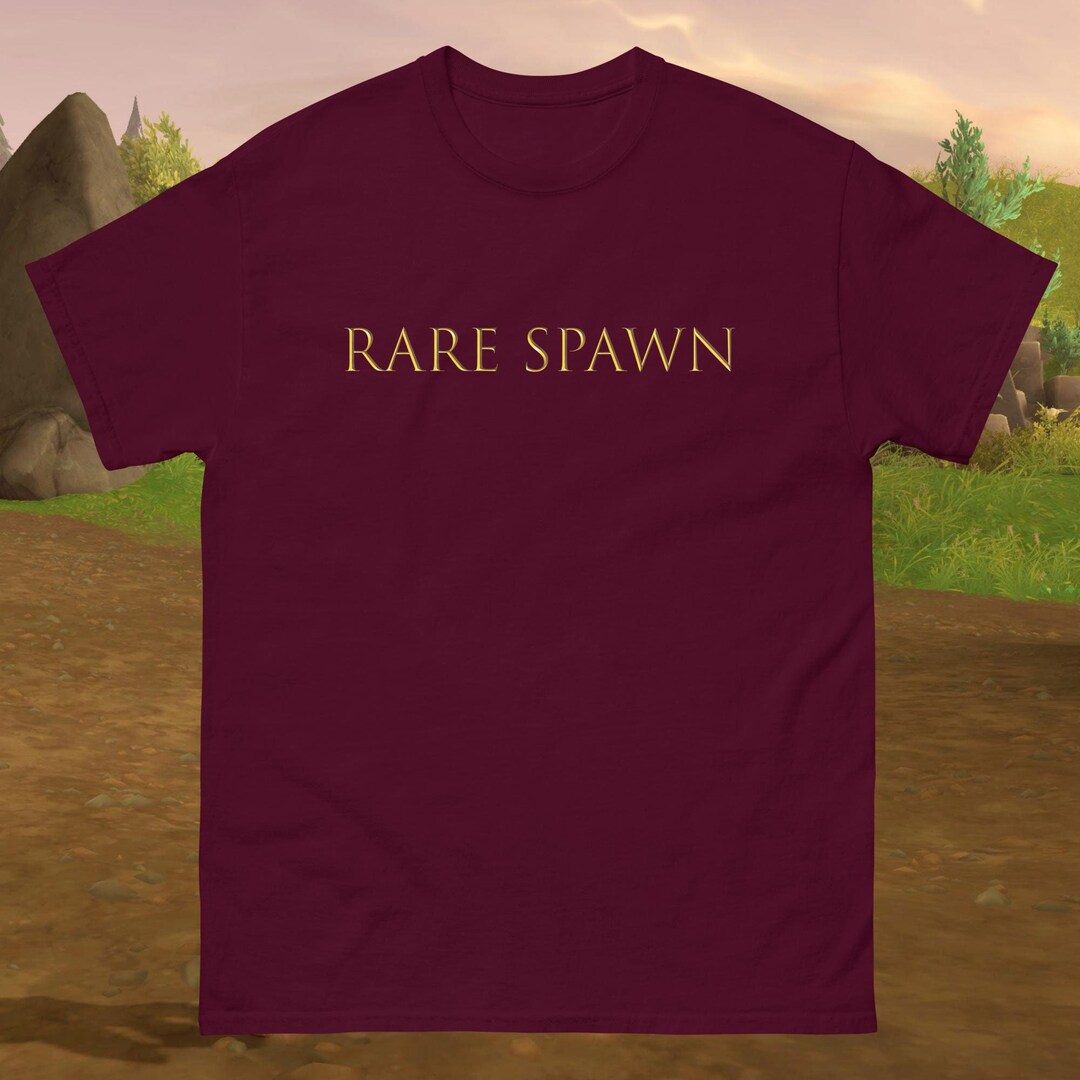 Rare Spawn Funny Gamer Tee Shirt - Etsy