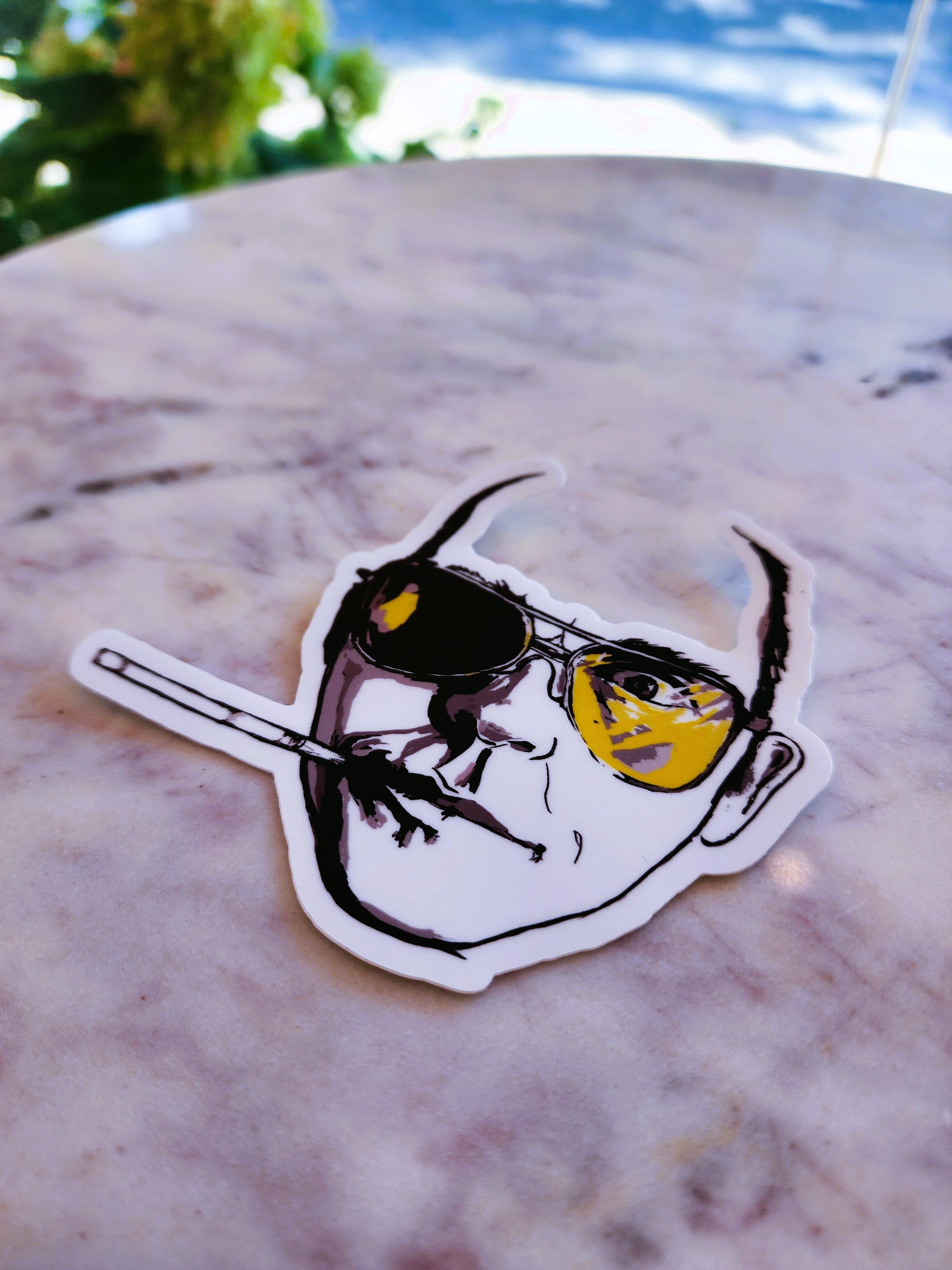 Hunter S. Thompson Sticker - Etsy