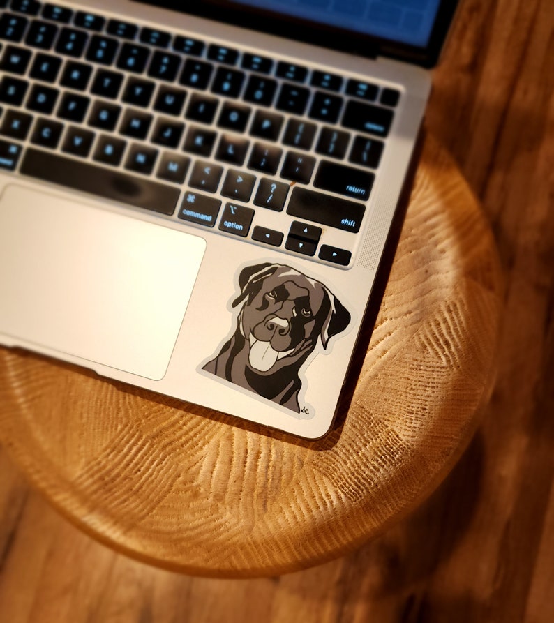 Black Lab Sticker - Etsy