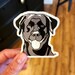 Black Lab Sticker - Etsy