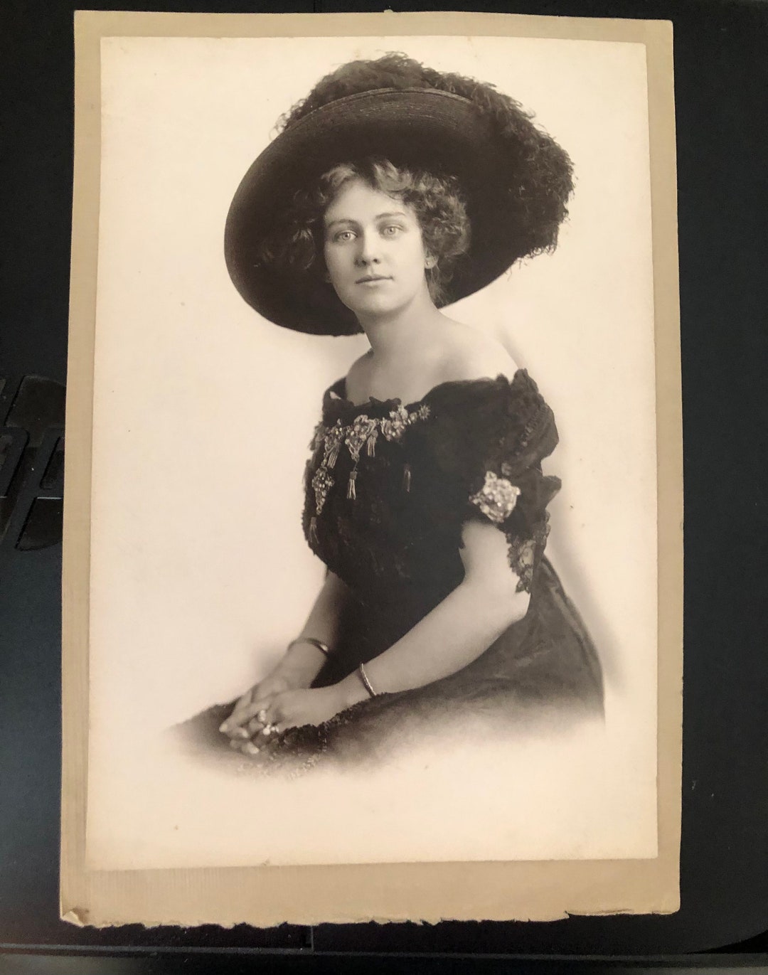 1908 Portrait of Singer, Edith Hallett Frank Dimick Antique Photograph ...