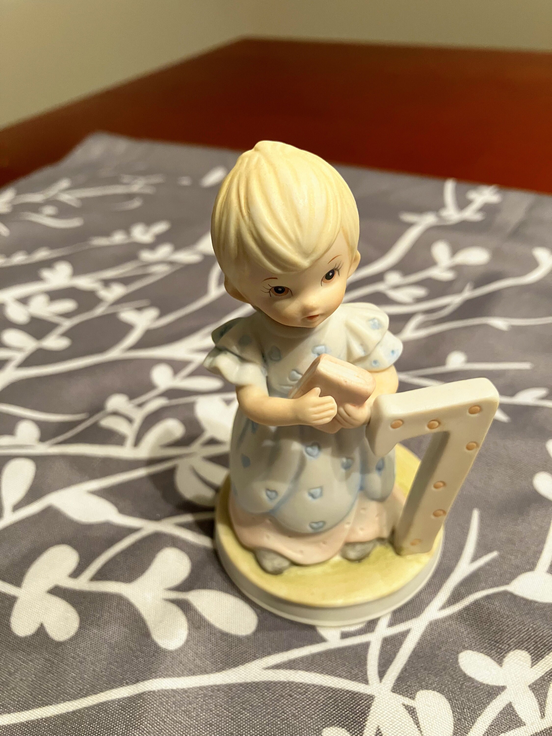 Vintage Lefton Christopher Collection Precious Little Girl Holding Book ...