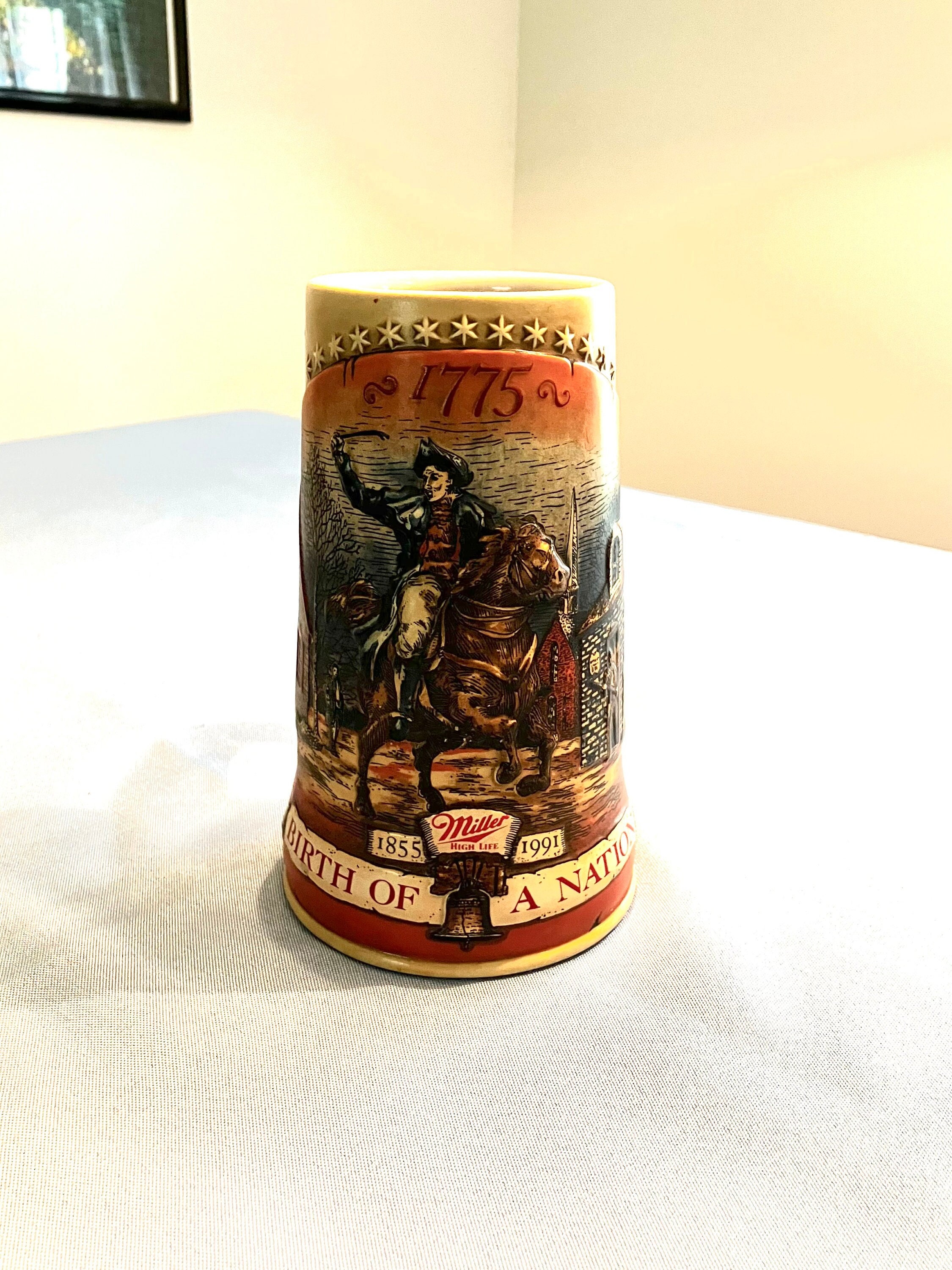 Miller High Life Birth of a Nation Beer Stein, 193749 1991 First in a Series of Four - Etsy