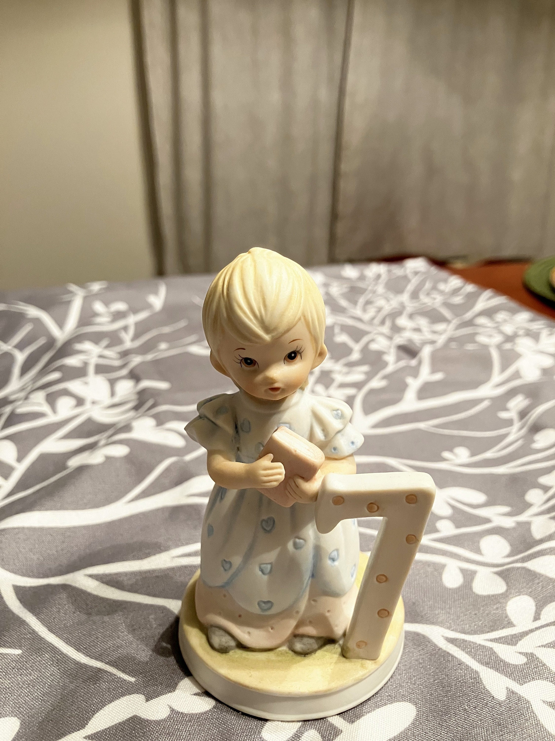 Vintage Lefton Christopher Collection Precious Little Girl Holding Book ...