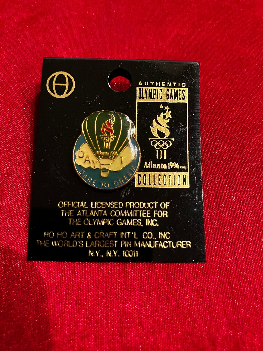 1996 Atlanta Olympic Games Pin With Butterfly Clutch - Etsy