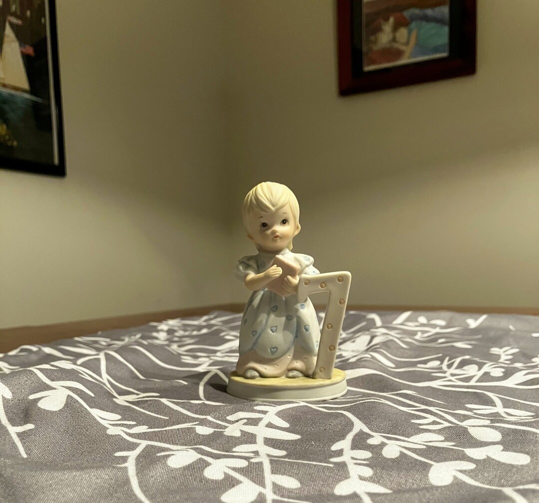Vintage Lefton Christopher Collection Precious Little Girl Standing ...