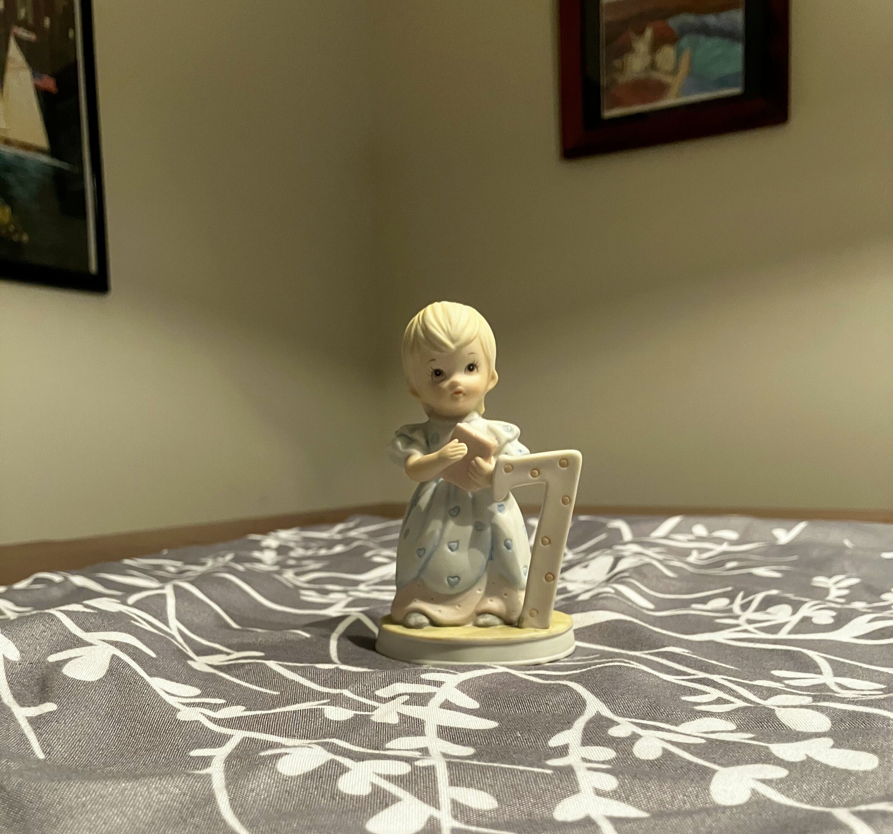 Vintage Lefton Christopher Collection Precious Little Girl Holding Book ...