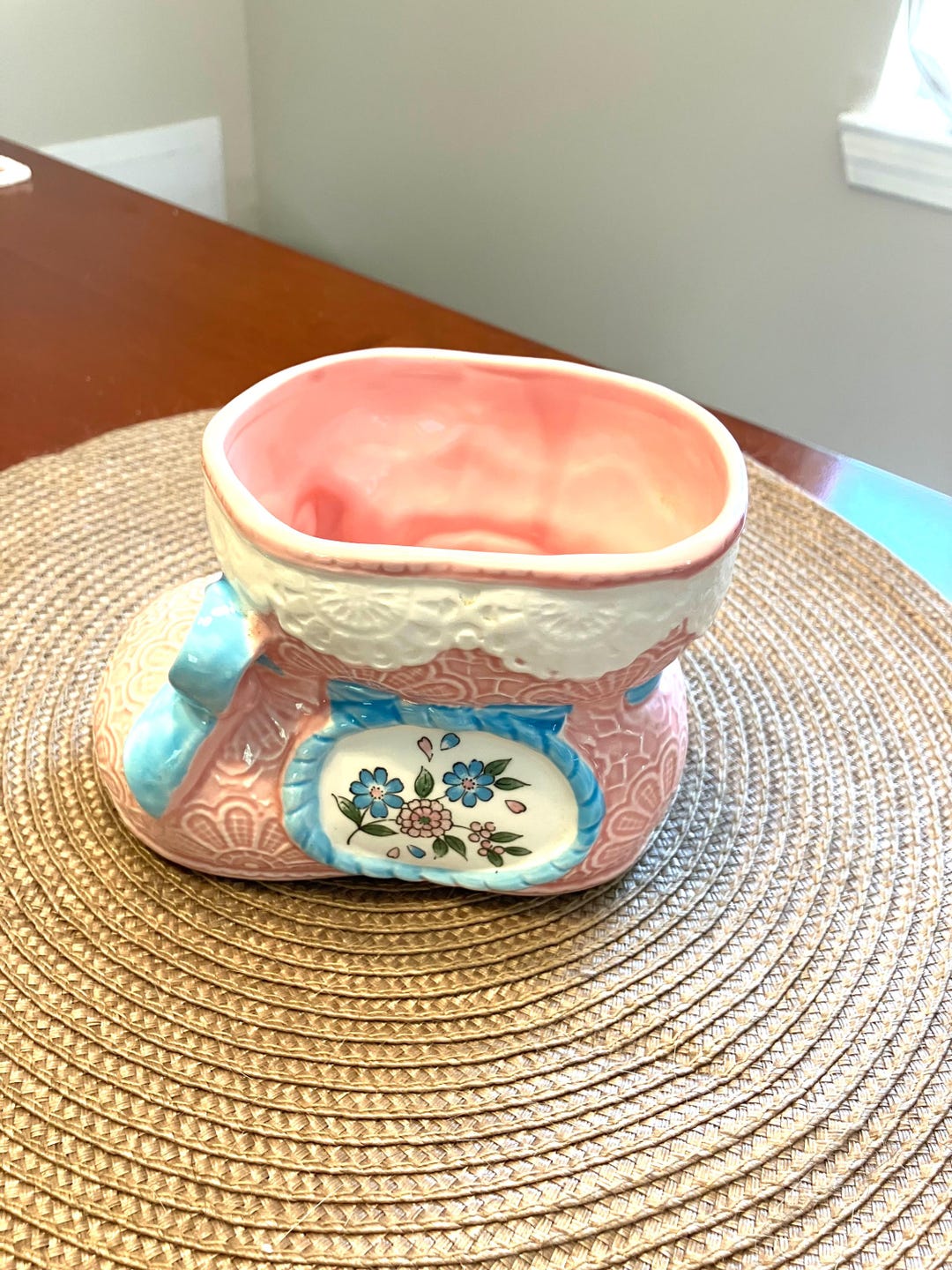 Vintage Inarco Ceramic Baby Bootie Planter: 1960s Nursery Decor - Etsy