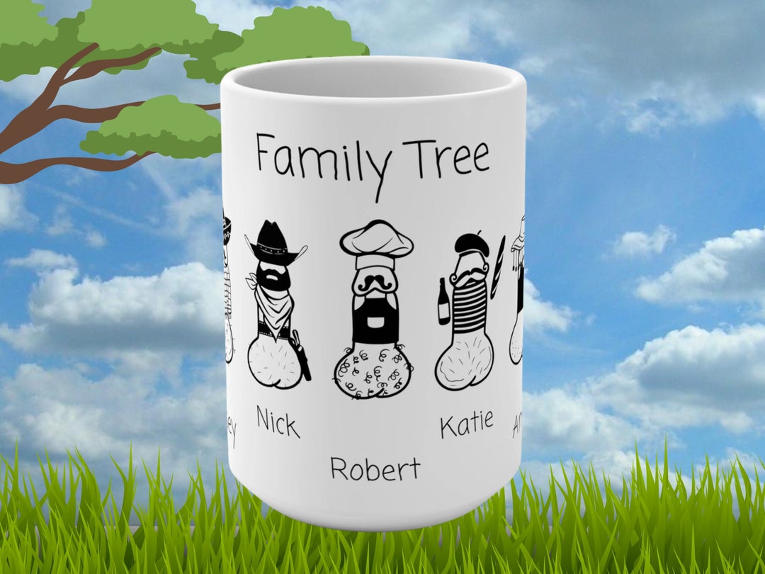 Personalized Family Tree Mug Oversized Coffee Cup With Hilarious ...