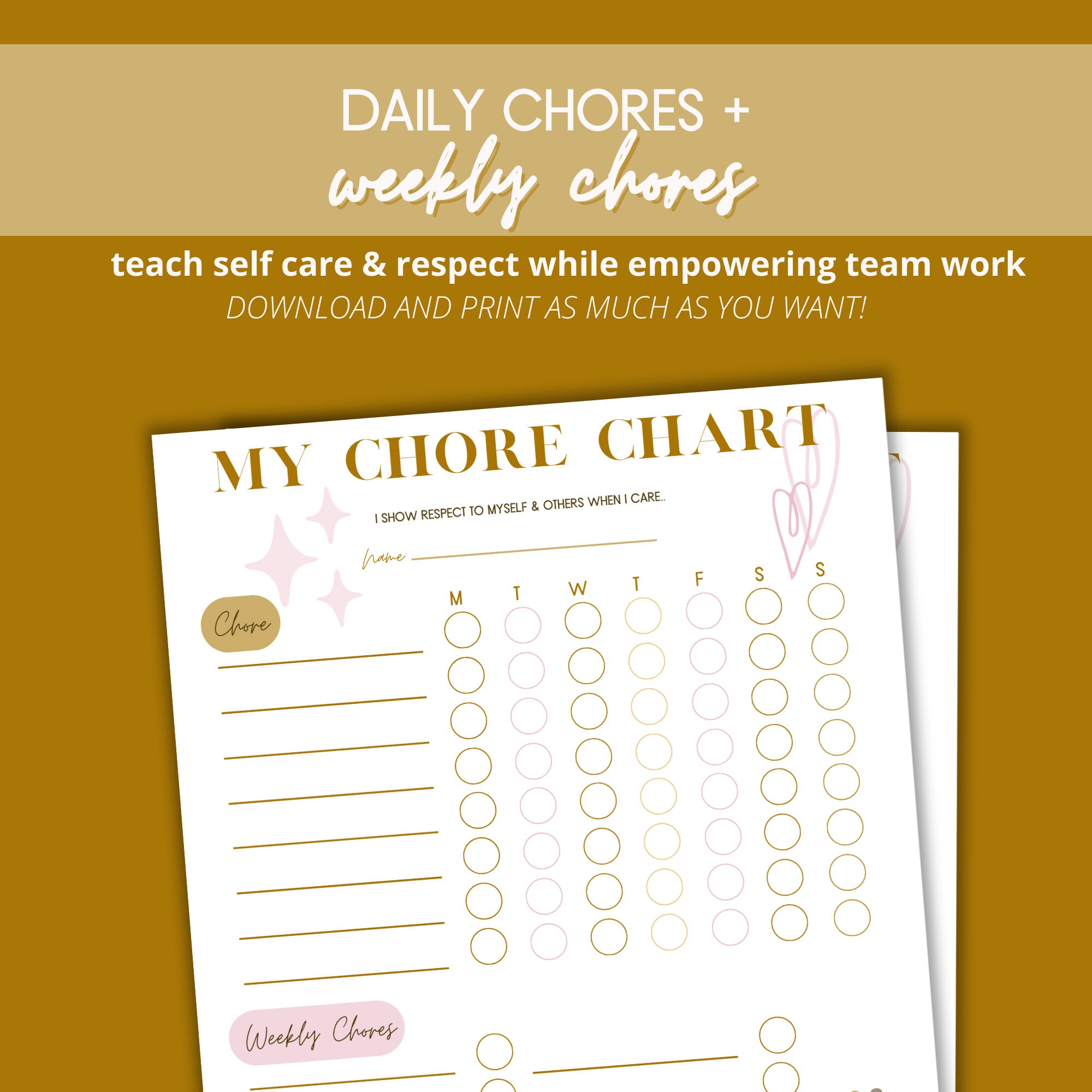 Do It Bundle the Checklist Weekly Meal Plan My Chore Chart - Etsy