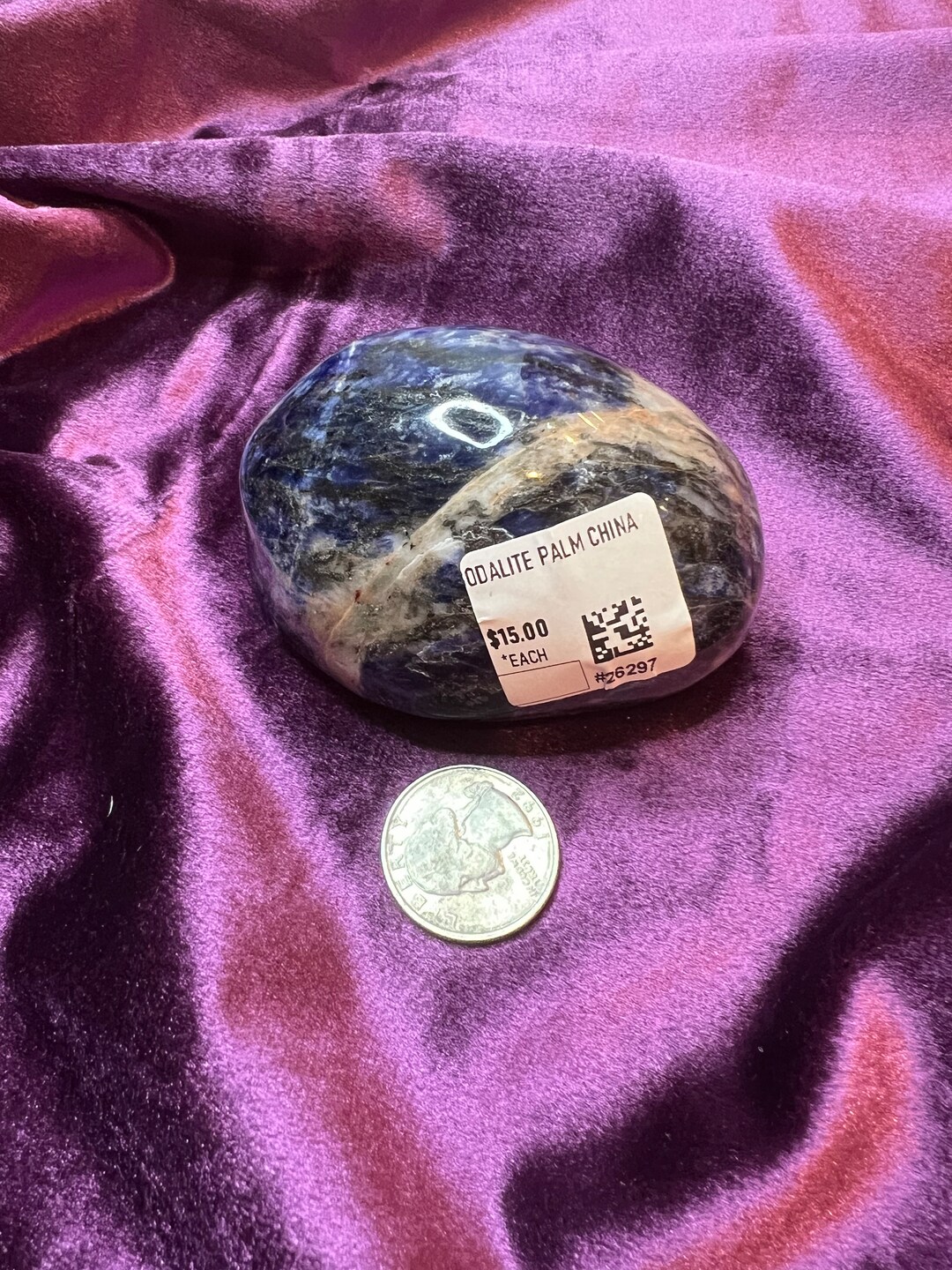 Sodalite Palm Stone - Etsy