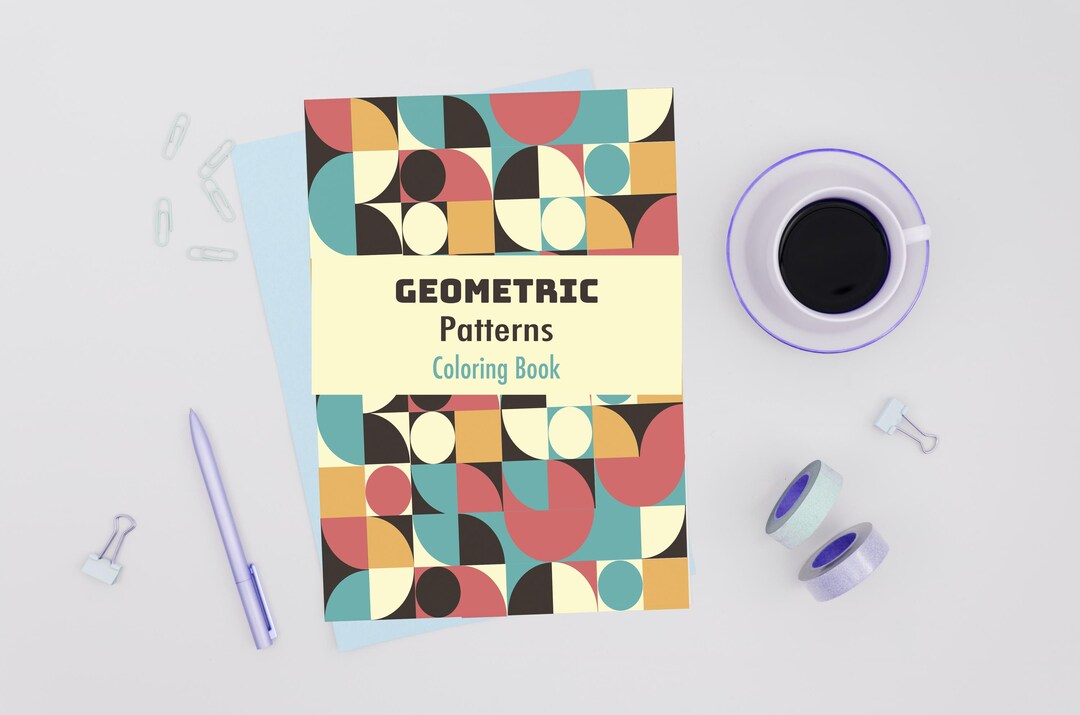 20 Geometric Coloring Pages, Geometric Shapes and Patterns Coloring ...