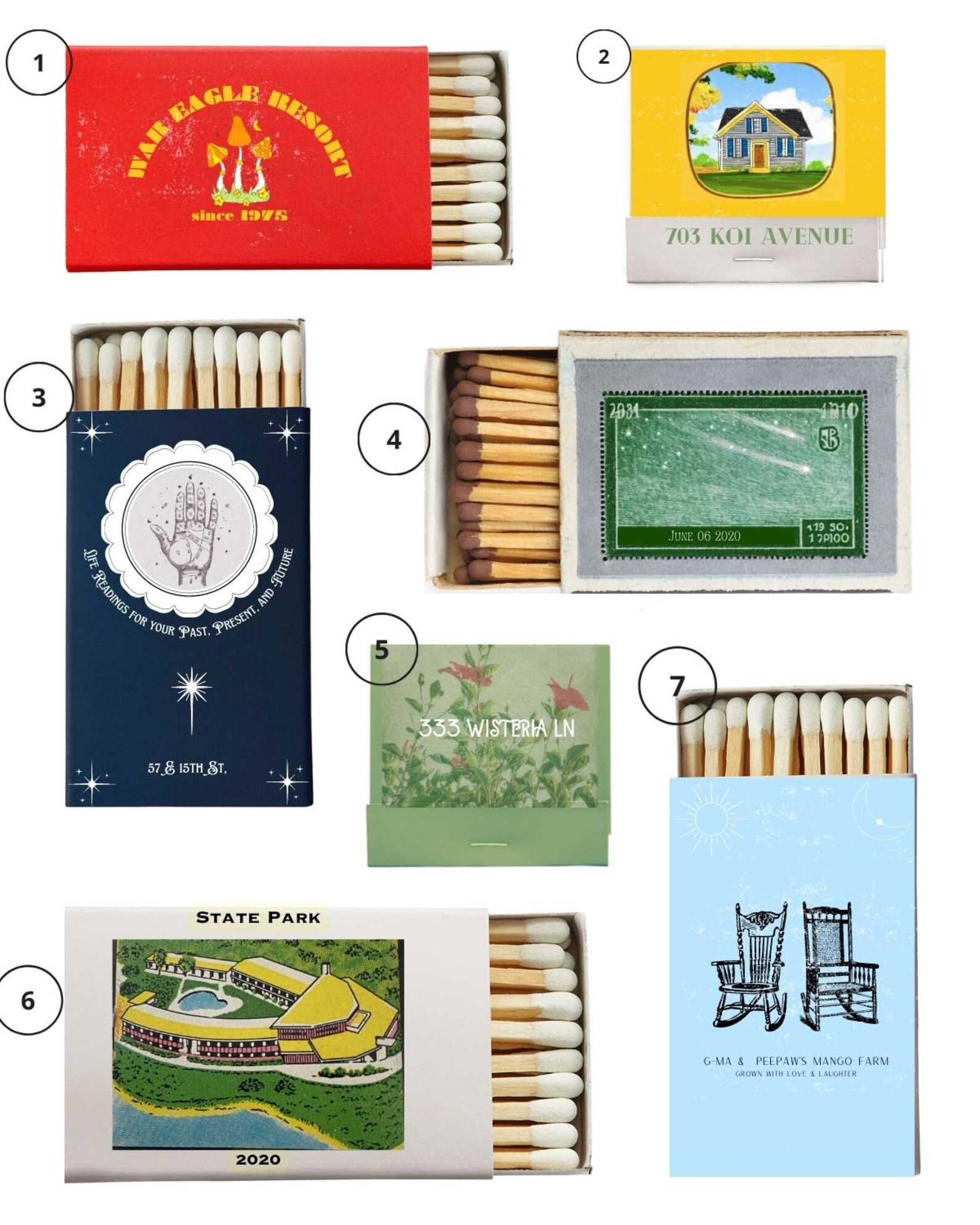 Custom Matchbook Poster - Etsy
