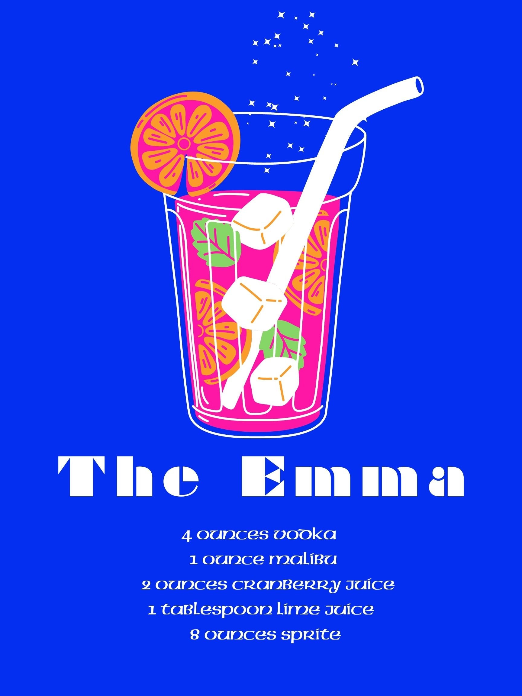 Customizable Cocktail Print digital Download - Etsy