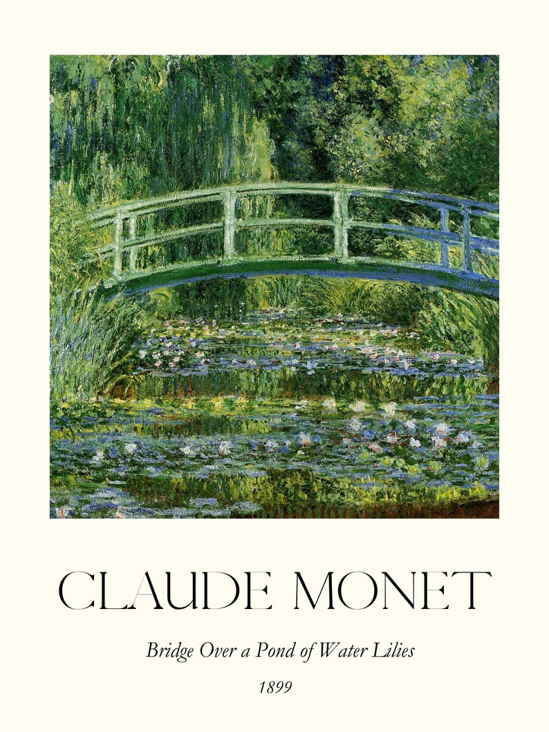 Claude Monet Print - Etsy
