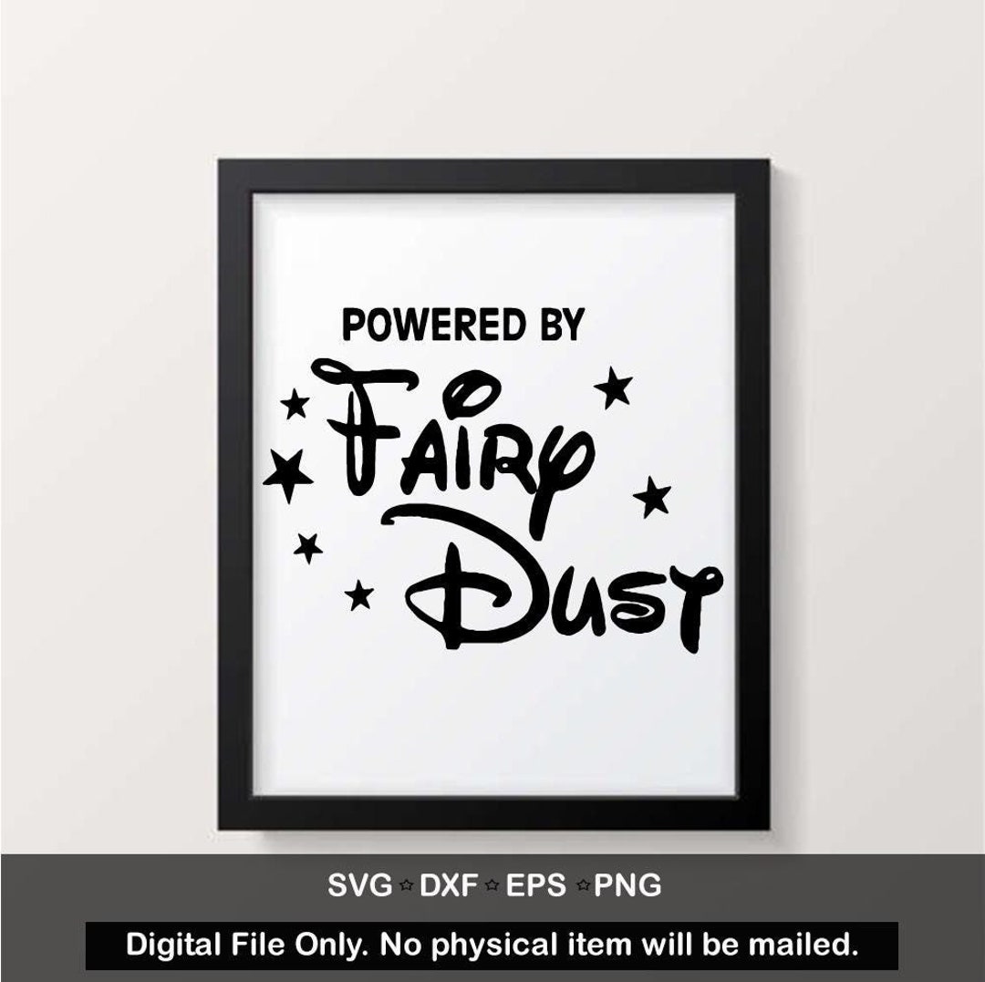 Powered by Fairy Dust Svg - Etsy