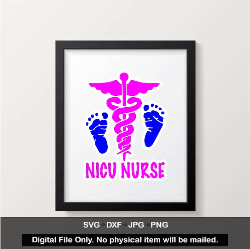 Nicu Nurse Svg - Etsy