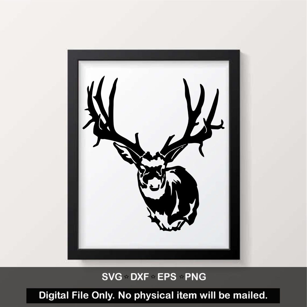 Mule Deer Svg - Etsy
