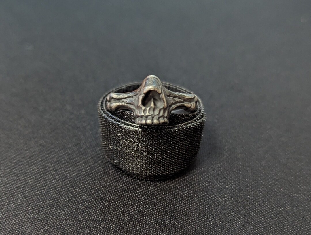 Gothic Skull Ring for Men 316L Stainless Steel, Heavy Metal Ring, Punk ...
