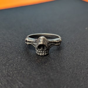 Gothic Skull Ring for Men | 316L Stainless Steel, Heavy Metal Ring ...