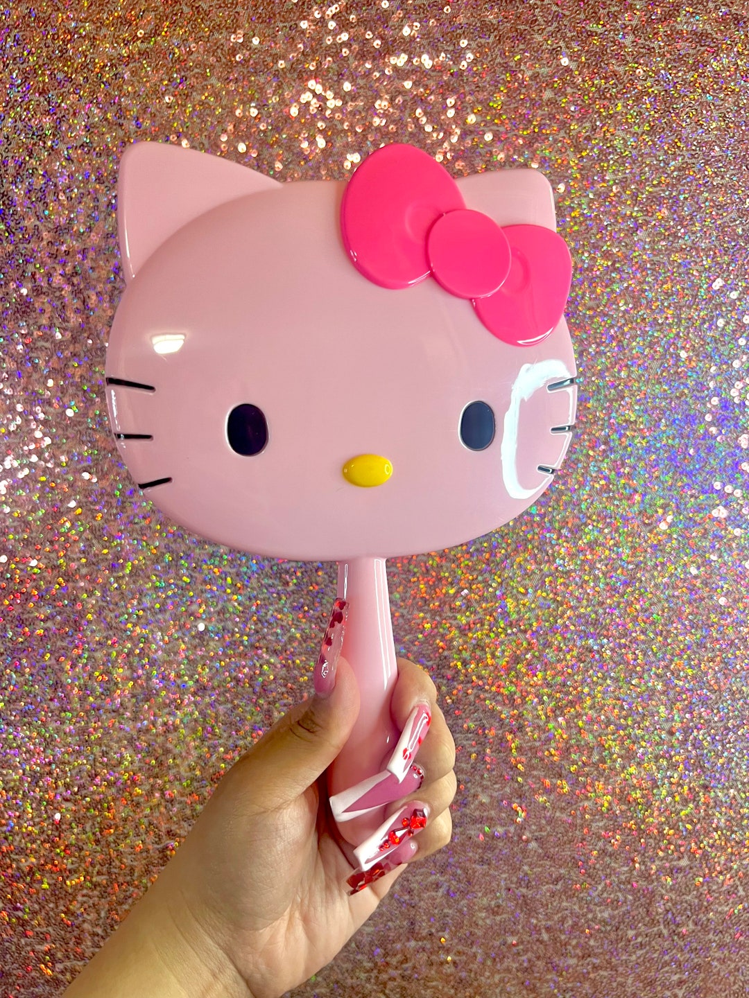 Hello Kitty Hand Mirror - Etsy