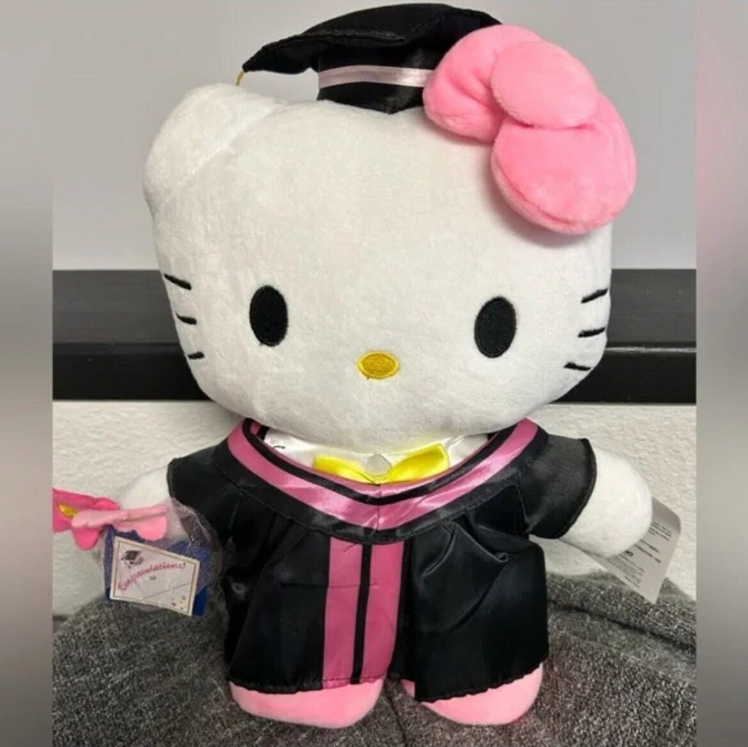 Hello Kitty Graduation Plushie Kitty Gift Graduation Gifts Anime - Etsy