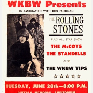 The Rolling Stones - Buffalo Memorial Auditorium - Etsy