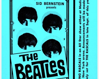 The Beatles Collection playing Shea Stadium Framed Art Poster - Etsy