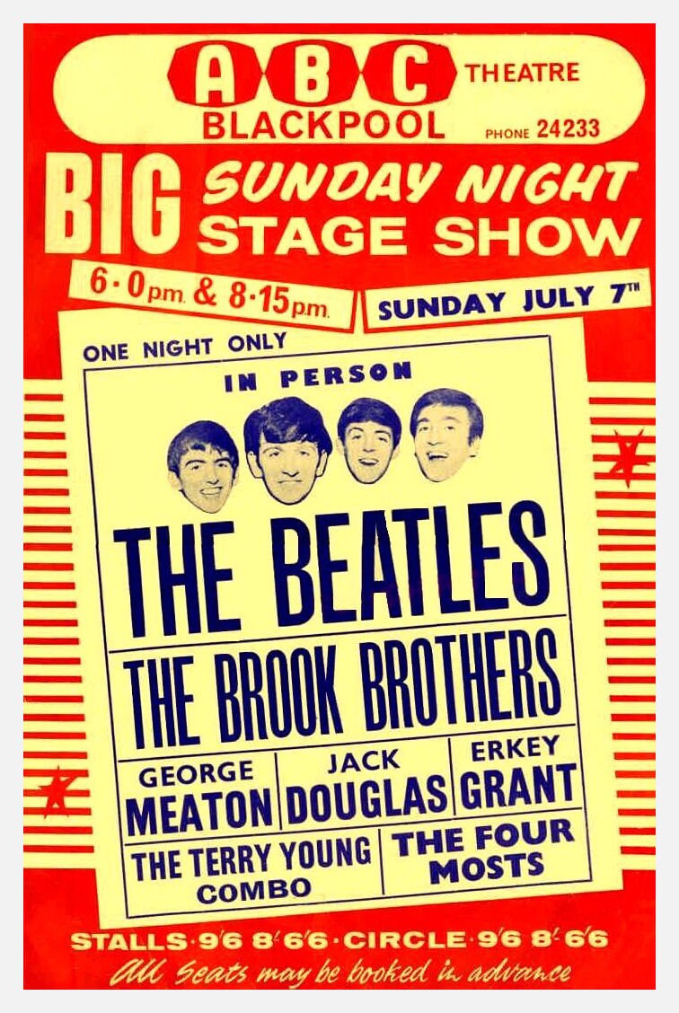 The Beatles - ABC Blackpool - Etsy