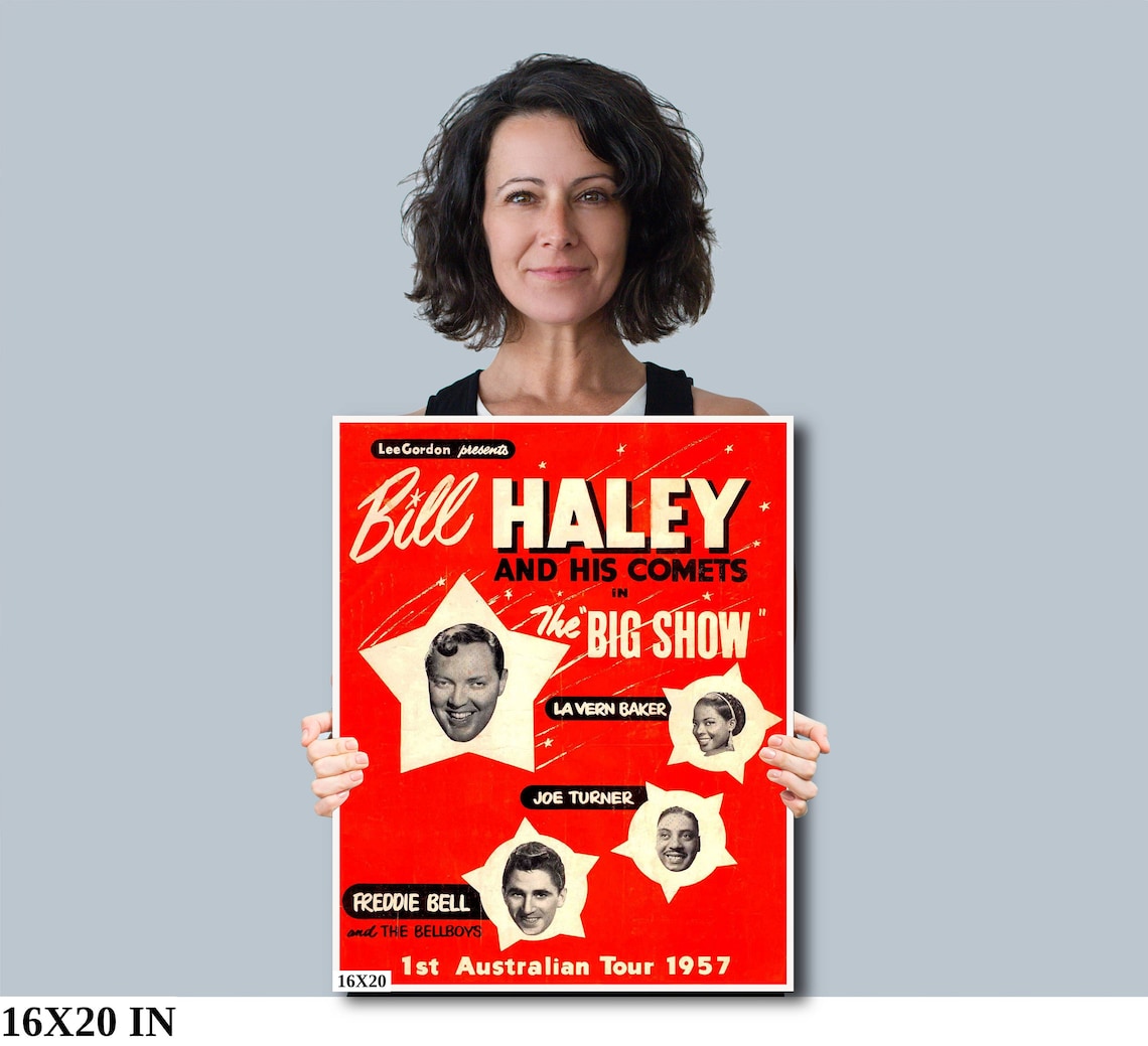 Bill Haley 1957 Tour Poster - Etsy