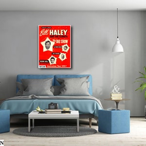 Bill Haley 1957 Tour Poster - Etsy
